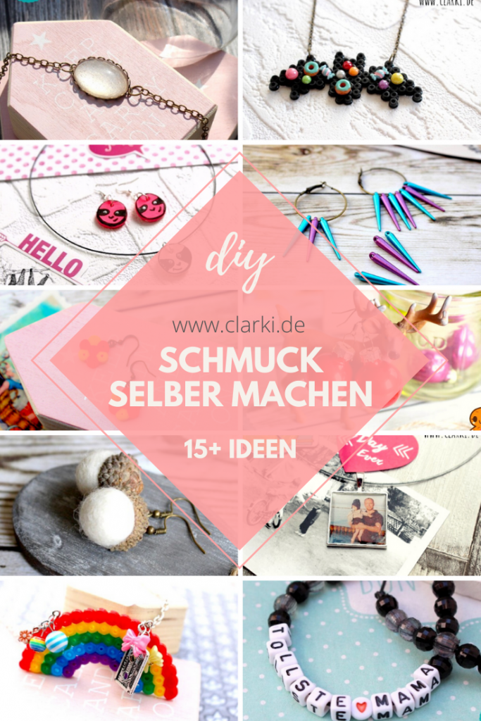 Schmuck selber machen: 15+ DIY Ideen für Ohrringe, Ketten & Anhänger